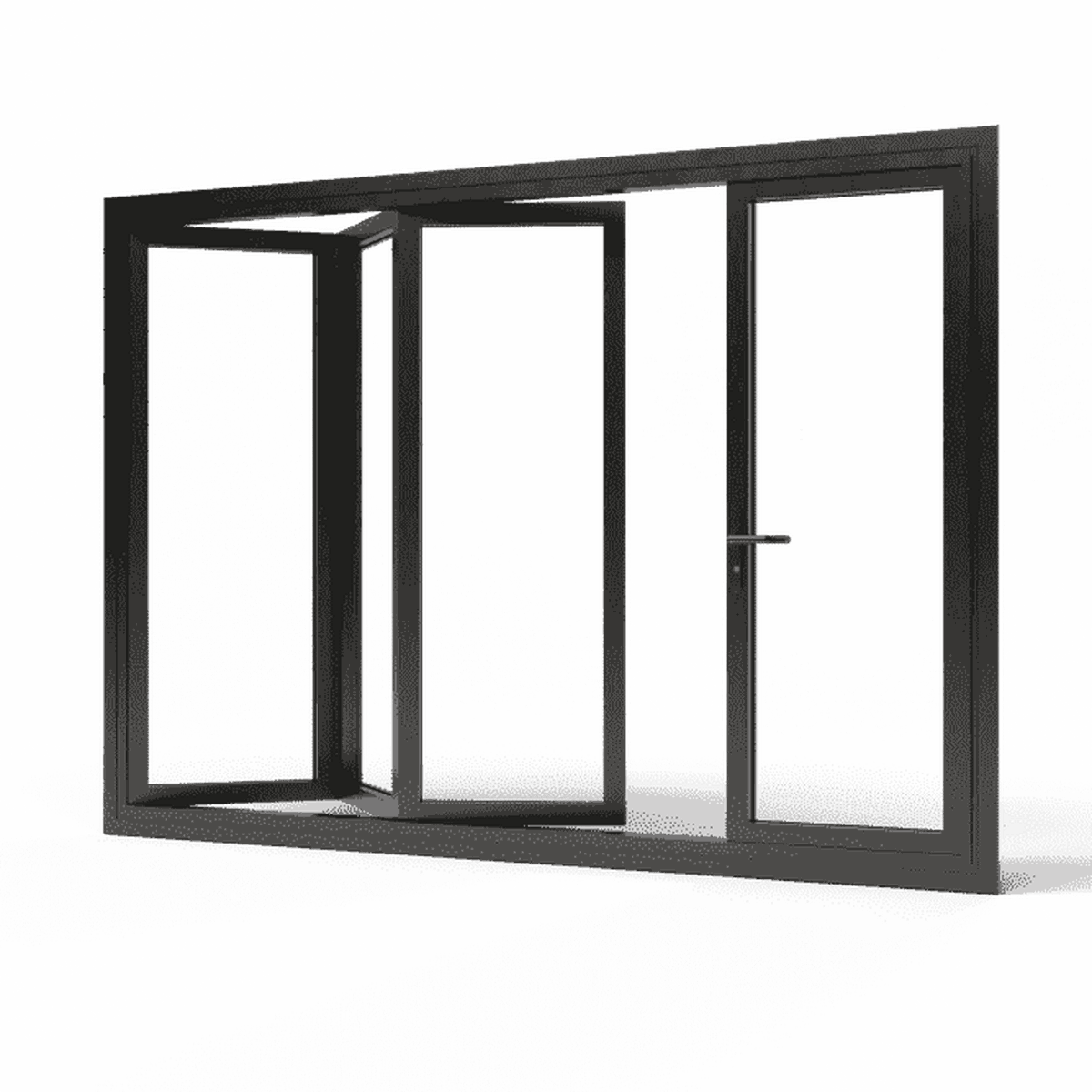 Binnendraaiende harmonicadeuren | Toelevering Online